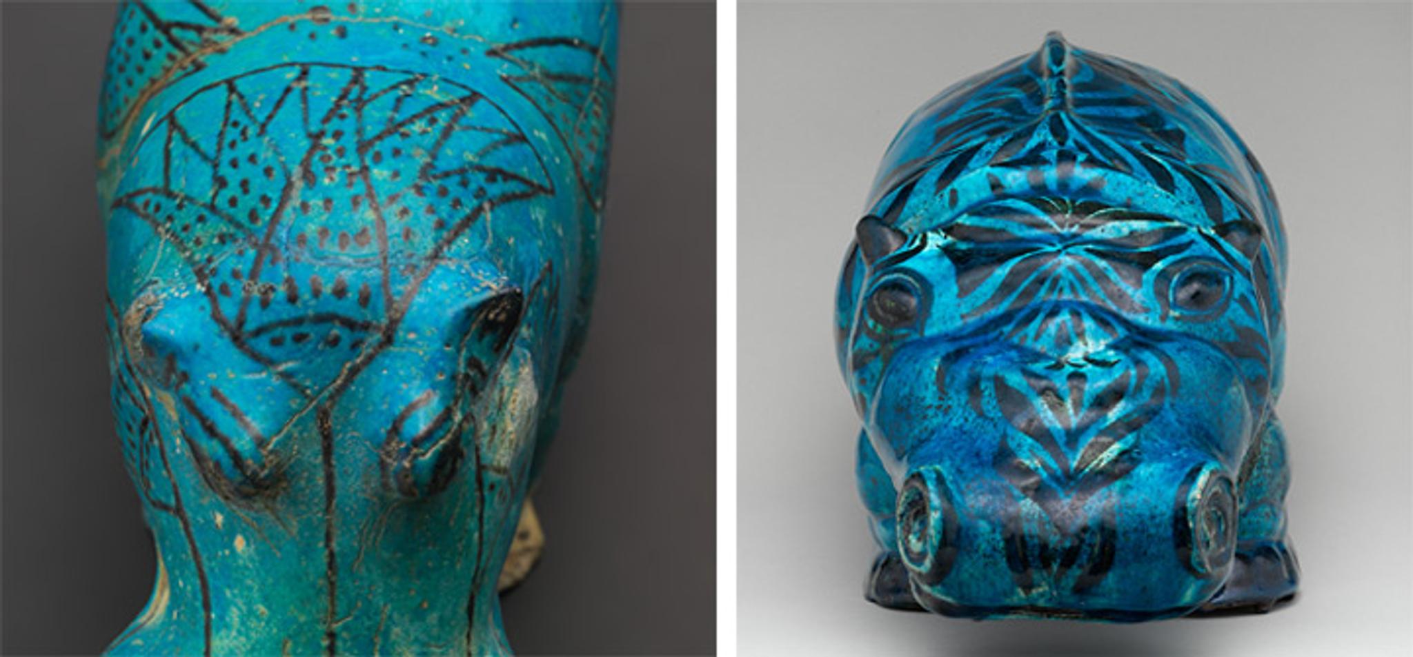 Two Blue Hippos - The Metropolitan Museum of Art