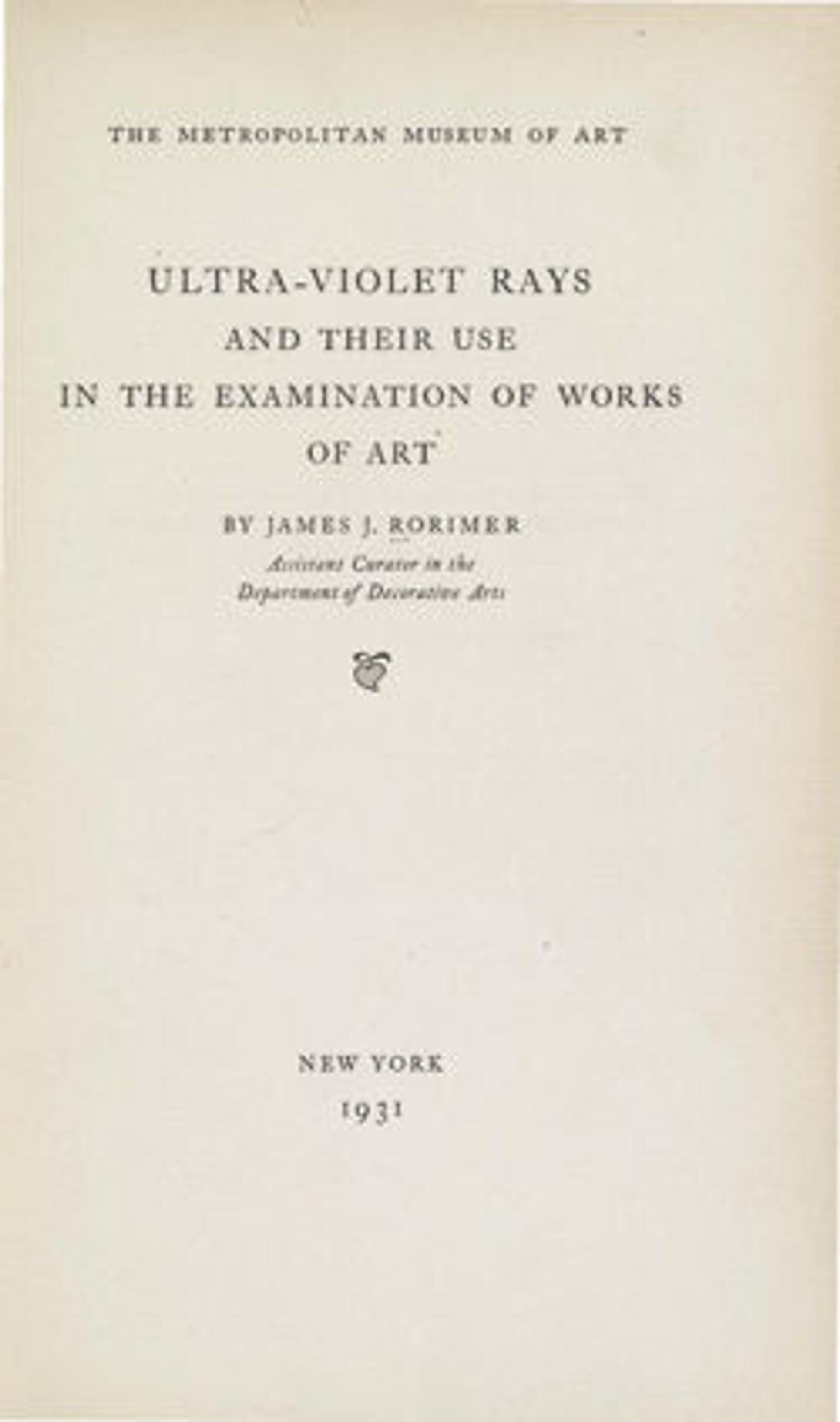 The Care and Handling of Art Objects: Practices in The Metropolitan ...