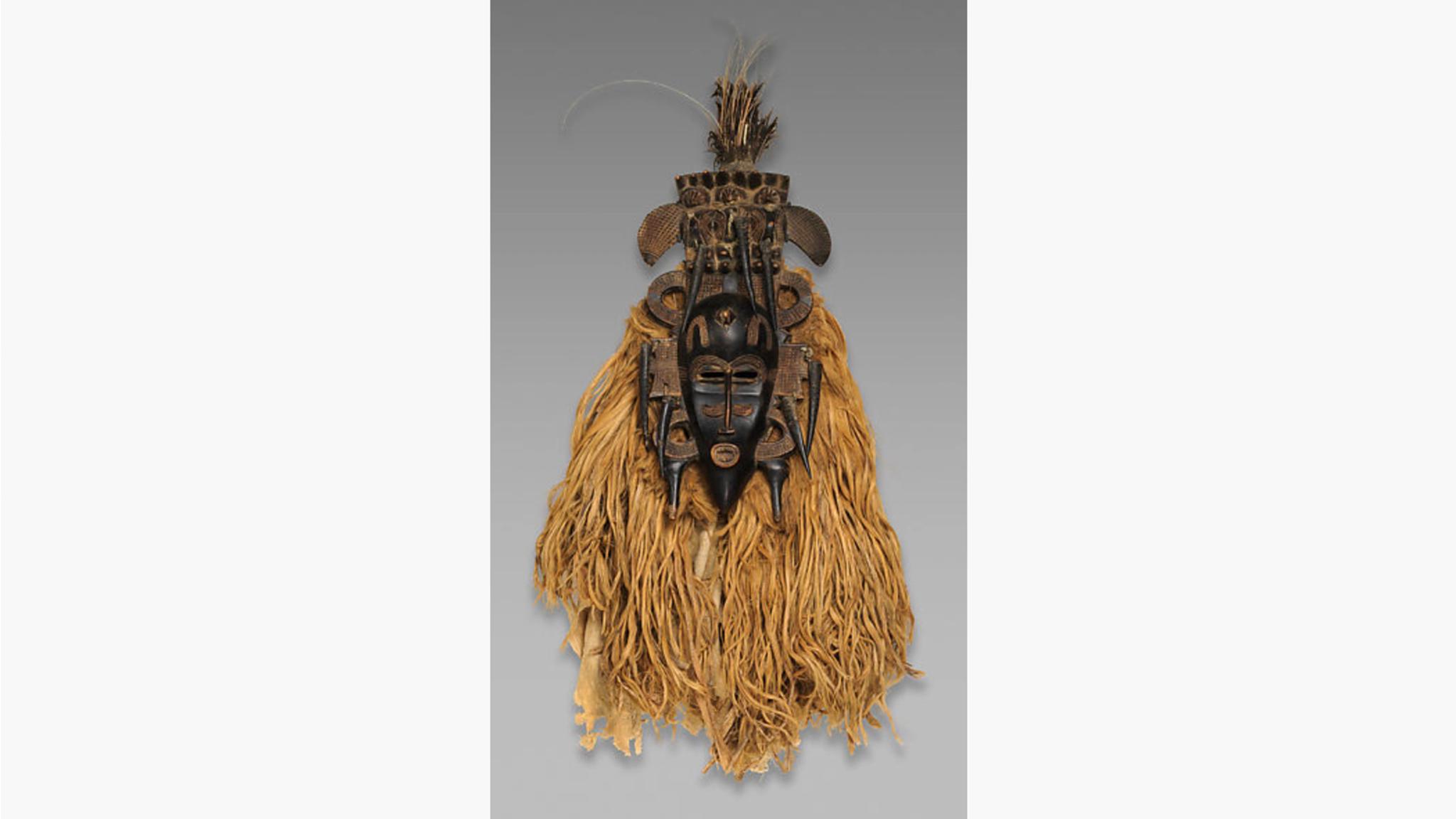 Senufo artist - Wanyugo (helmet mask with two faces) - Senufo peoples ...