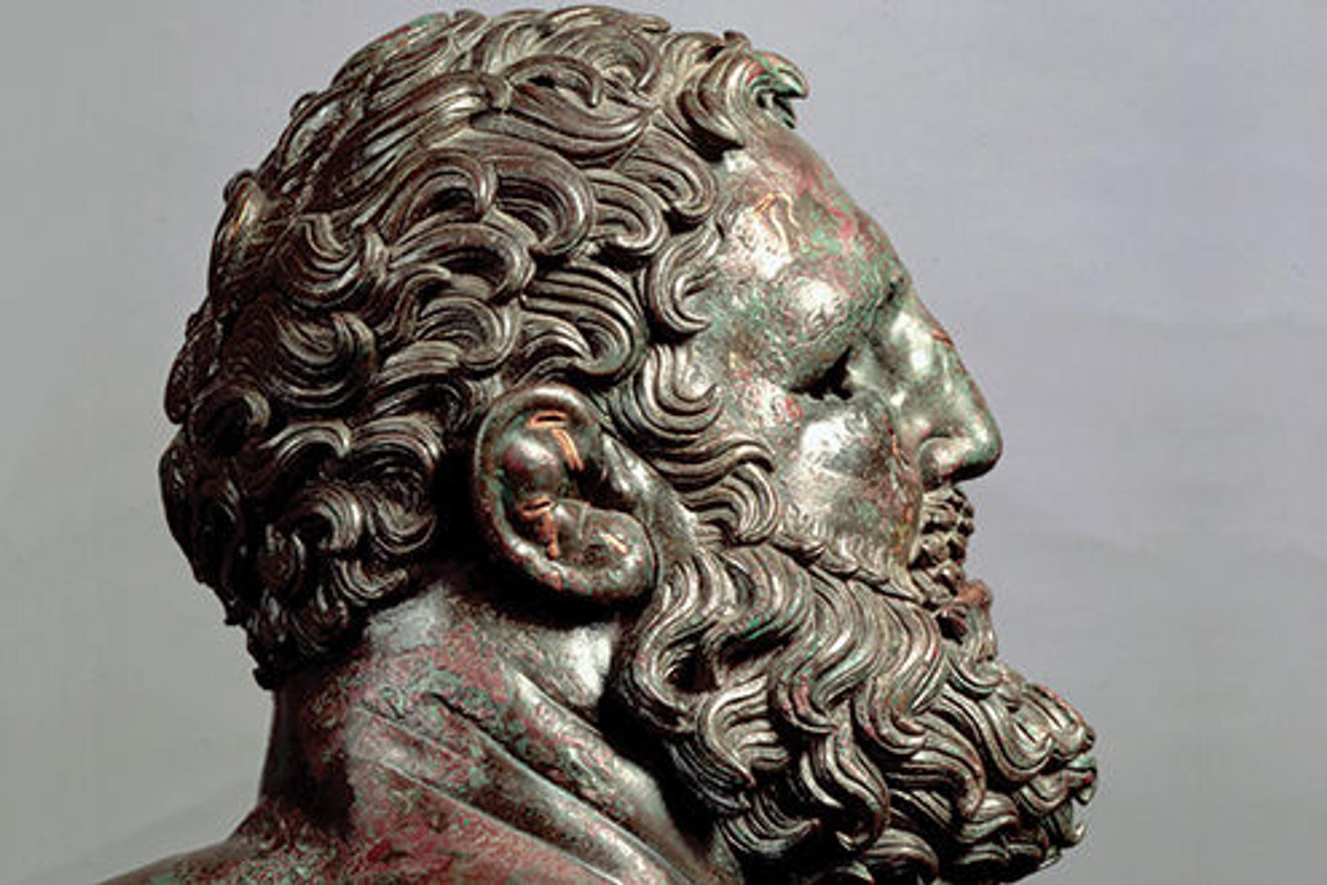 Monumental Statue Boxer at Rest—Masterpiece of Ancient Bronze Sculpture ...