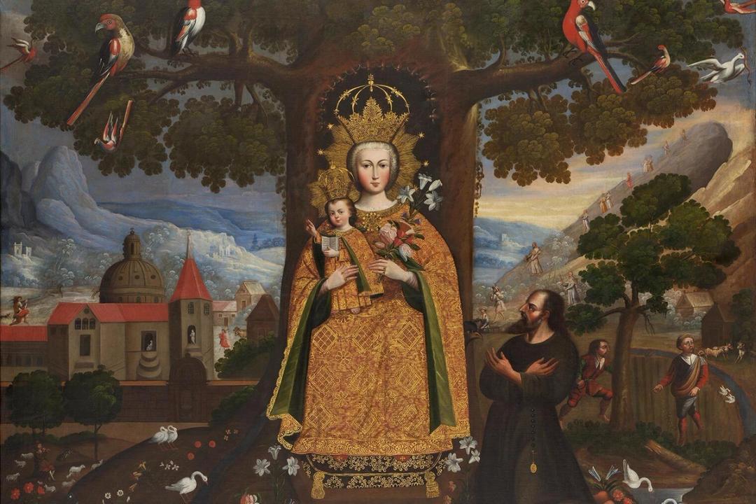 Peruvian (Cuzco) Painter - Our Lady of Guápulo - Peruvian - The ...