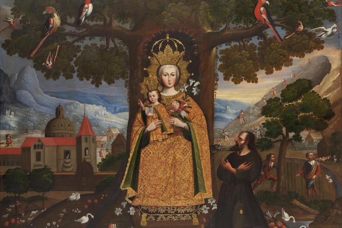 Peruvian (Cuzco) Painter - Our Lady of Guápulo - Peruvian - The ...