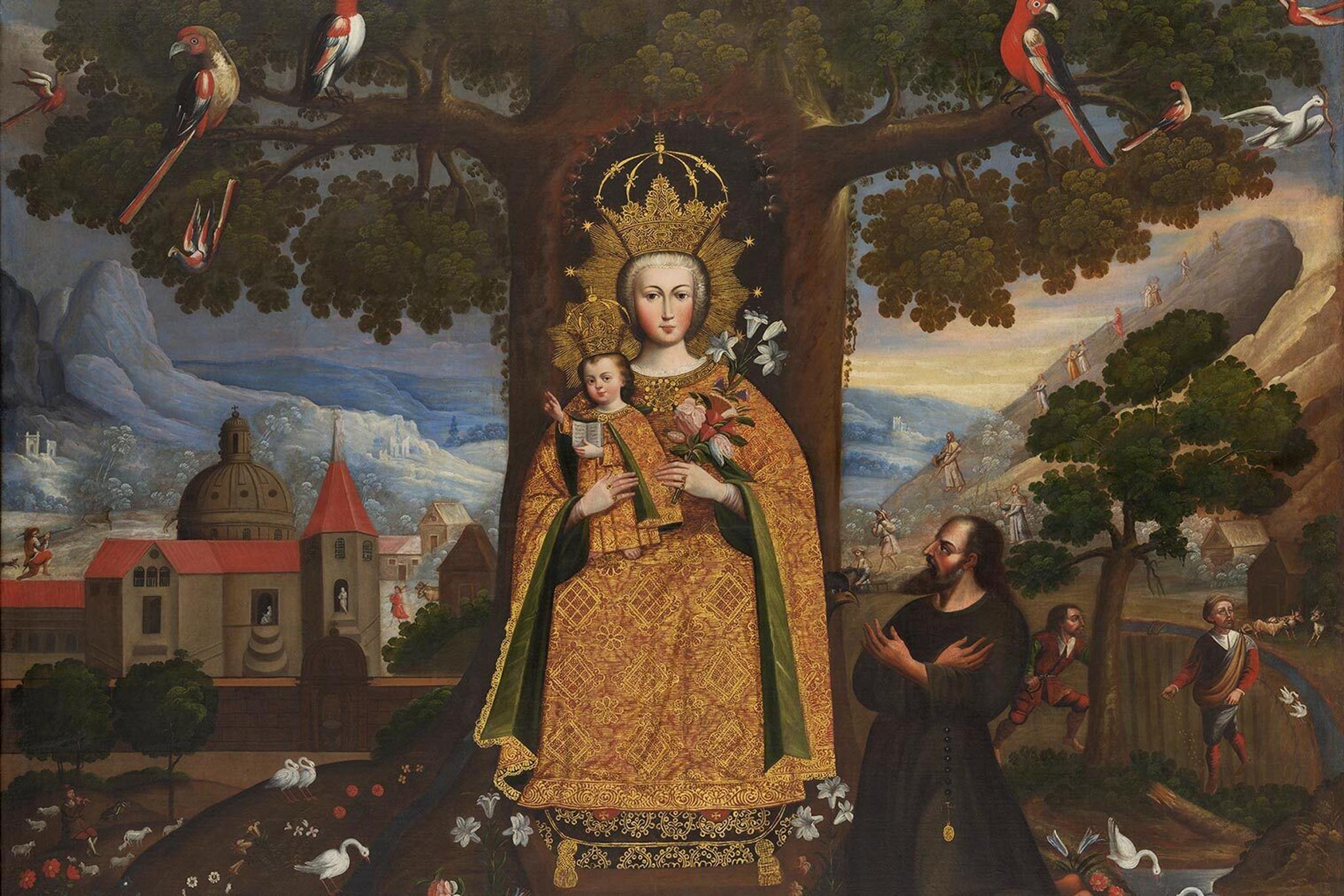 Peruvian (Cuzco) Painter - Our Lady of Guápulo - Peruvian - The ...