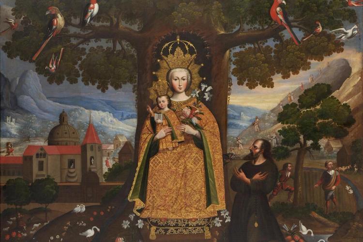 Peruvian (Cuzco) Painter - Our Lady of Guápulo - Peruvian - The ...