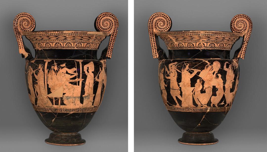 A Magnificent Attic Red-Figure Krater from the Polygnotos Workshop ...