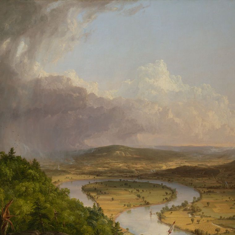 Thomas Cole | View from Mount Holyoke, Northampton, Massachusetts ...