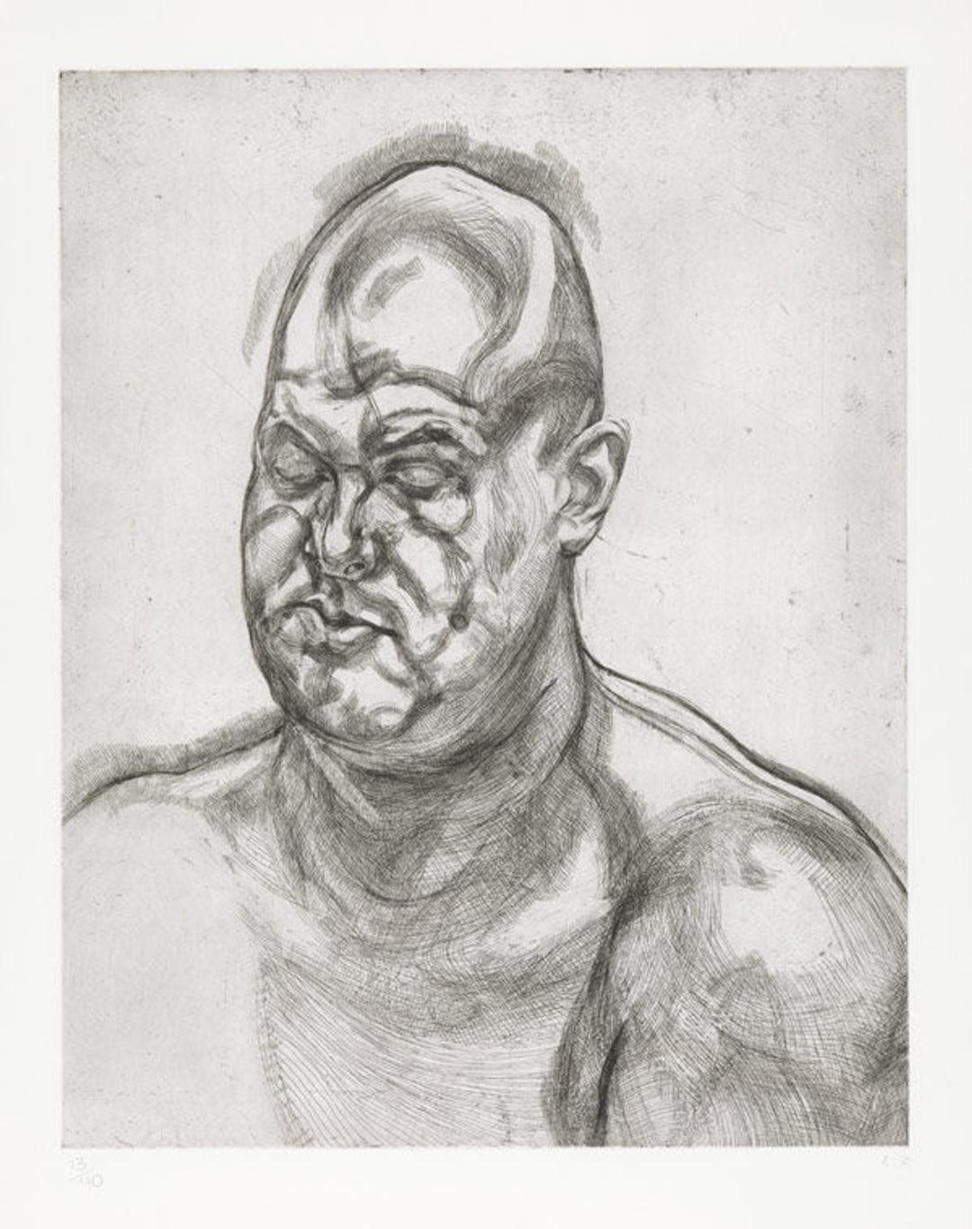 Existentialism and Abstraction: Etchings by Lucian Freud and Brice ...