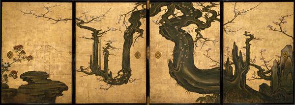 Vernal Splendor: Kano Sansetsu's Old Plum - The Metropolitan Museum of Art