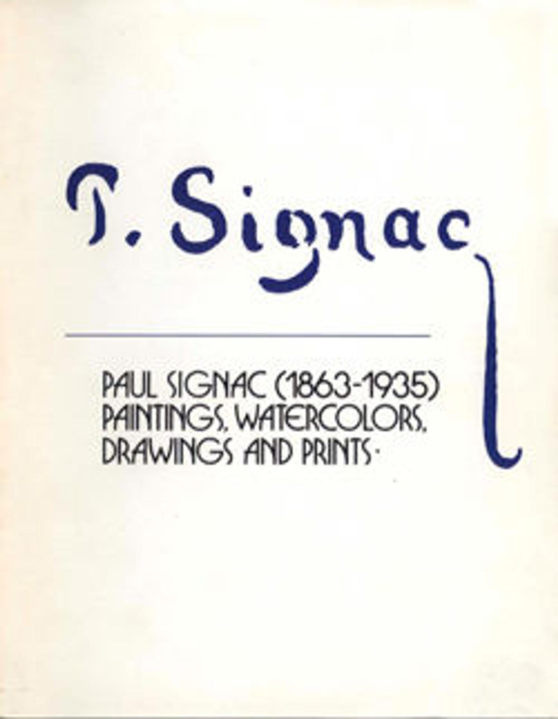 Paul Signac (1863–1935): Paintings, Watercolors, Drawings, and Prints ...