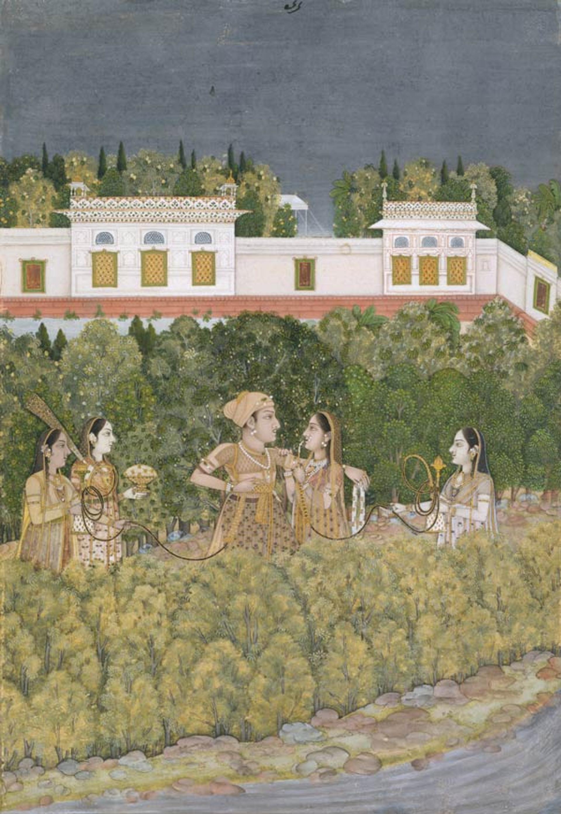 Desiring Landscapes: Two Paintings from Avadh, India - The Metropolitan ...