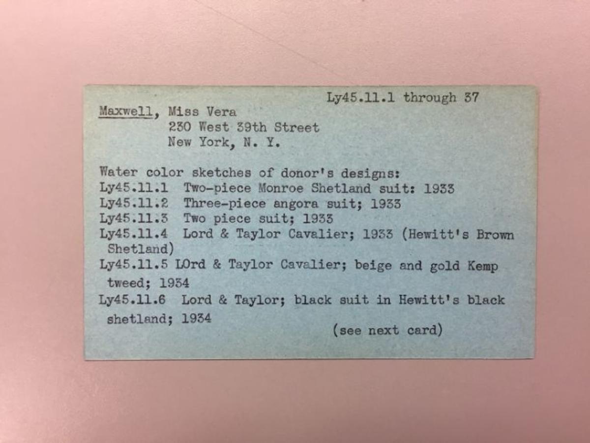 The Generosity of Donors: The Costume Institute Library - The ...