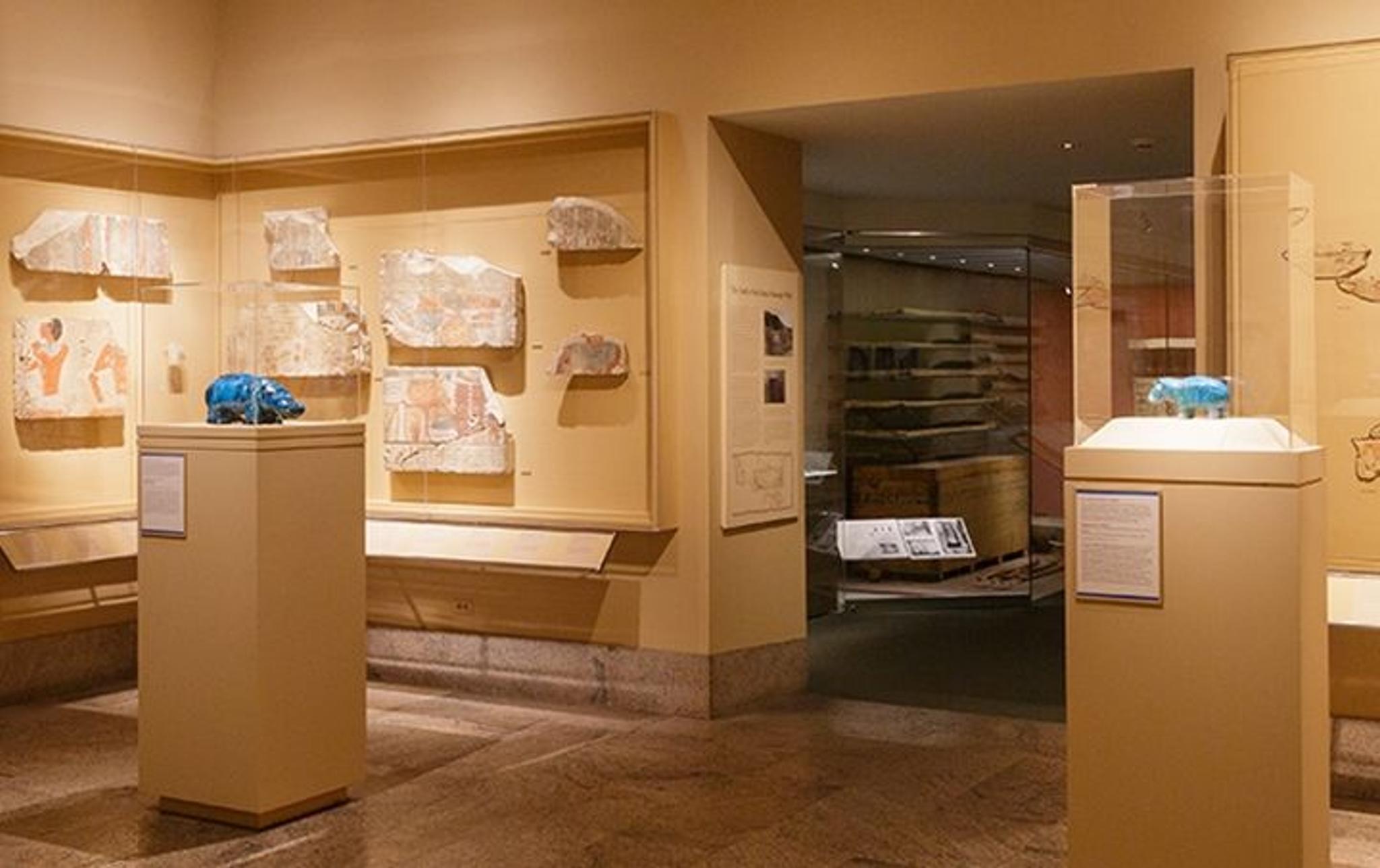 Two Blue Hippos - The Metropolitan Museum of Art