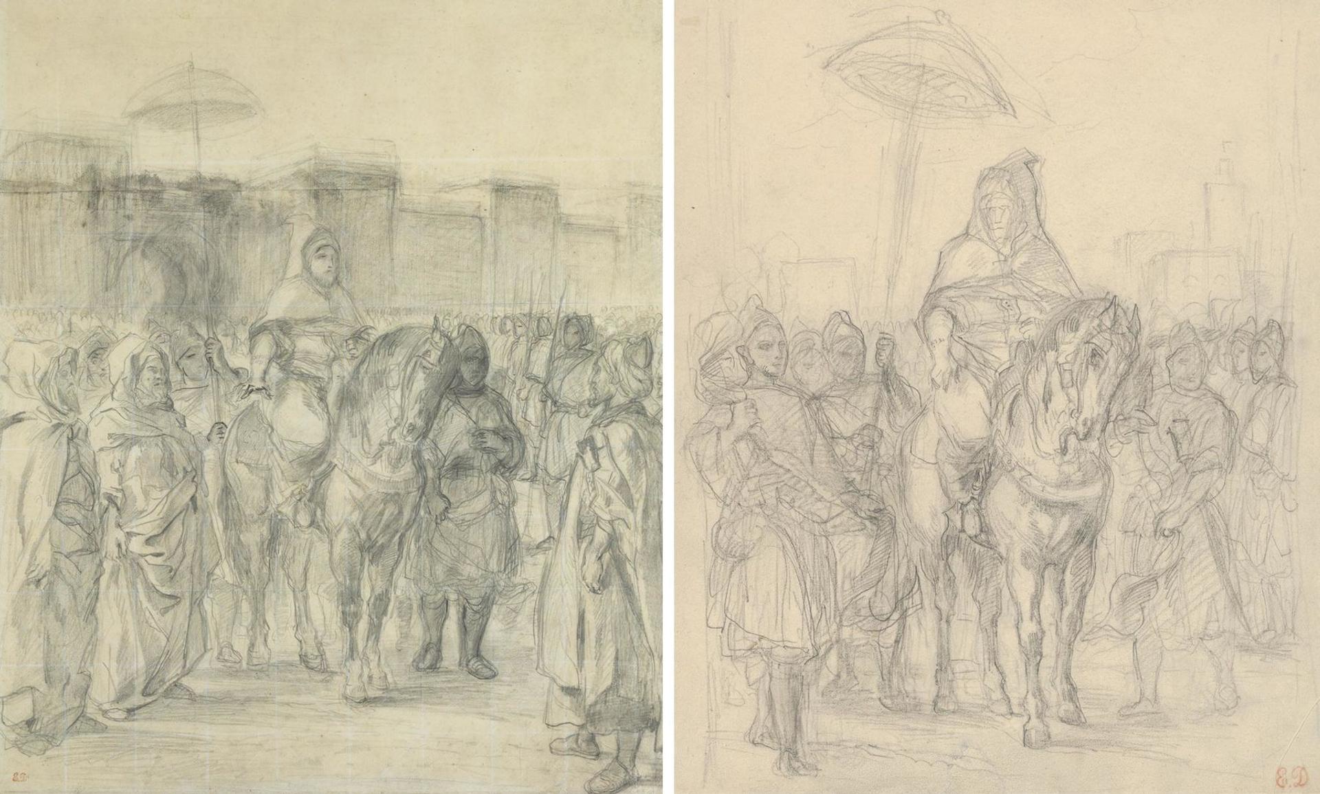 Tracing the Artistic Practice of Delacroix with Devotion to Drawing ...