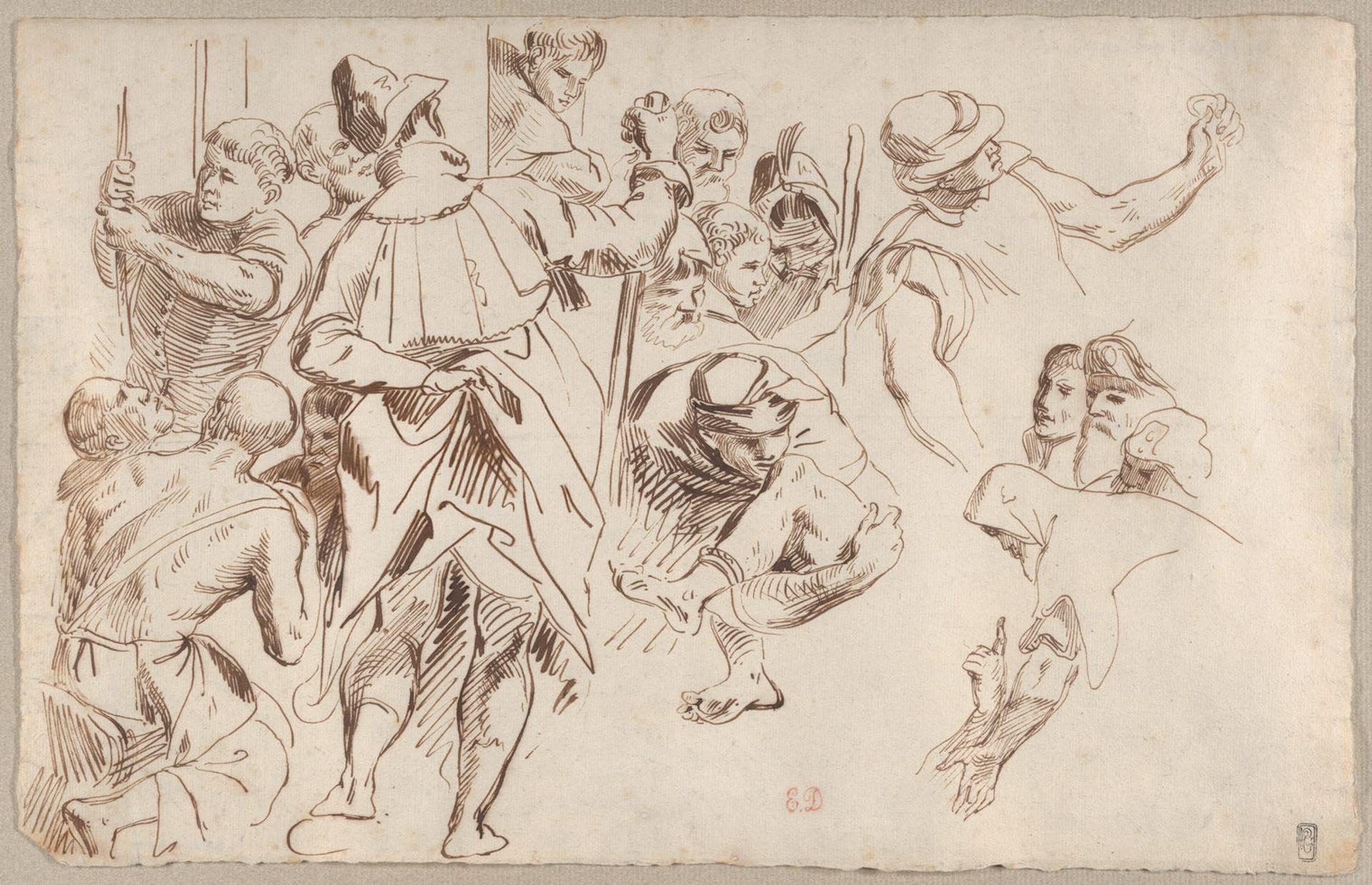 Tracing the Artistic Practice of Delacroix with Devotion to Drawing ...