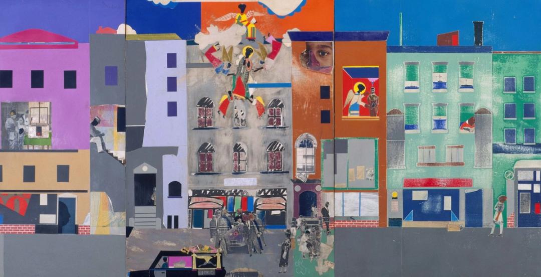 Romare Bearden - The Block - The Metropolitan Museum of Art