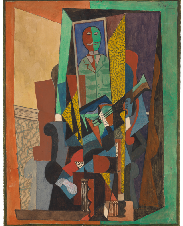 Pablo Picasso's Man with a Guitar, 1915–16 - The Metropolitan Museum of Art