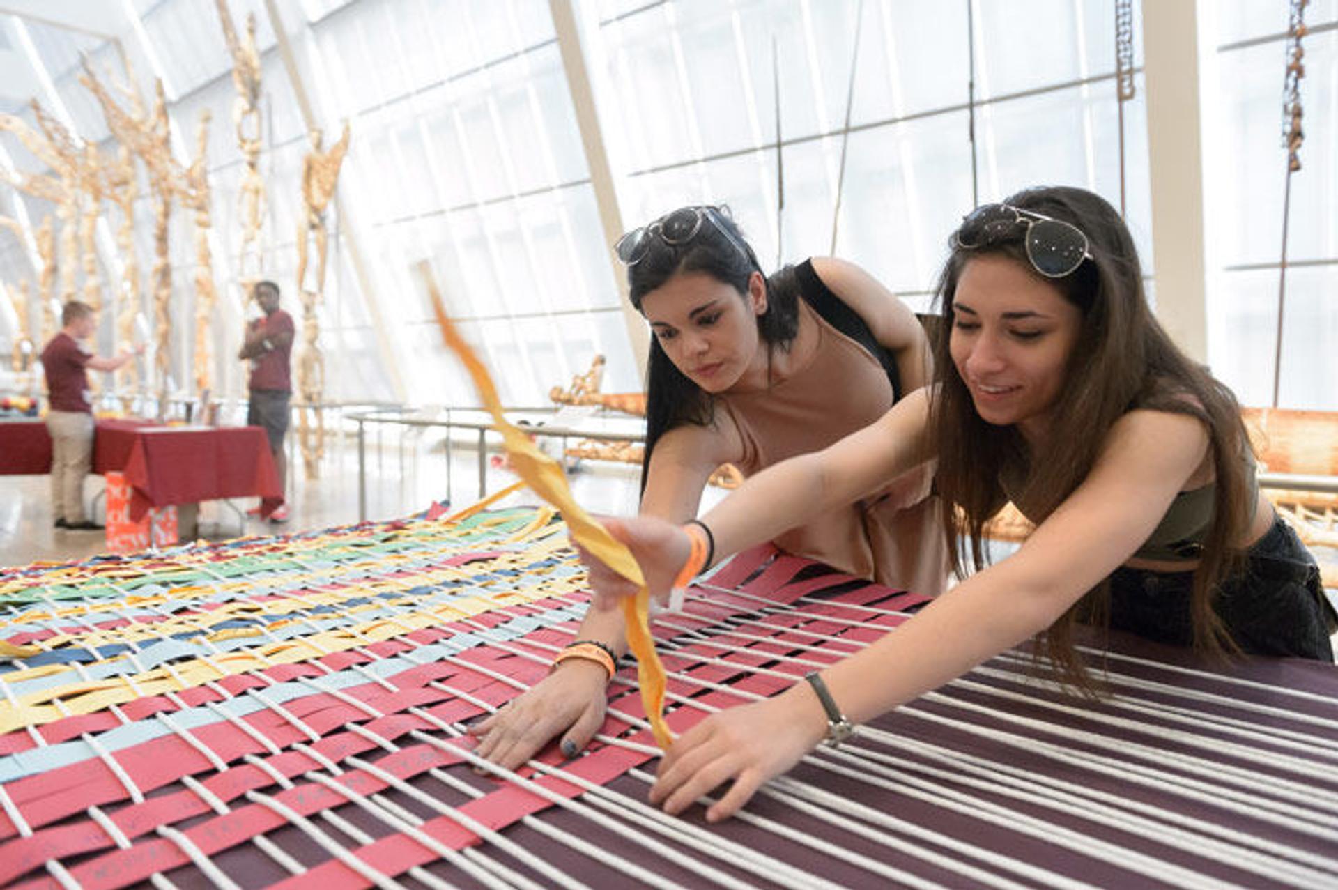 Colorful Wishes: Collaborative Weaving at Teens Take The Met - The ...