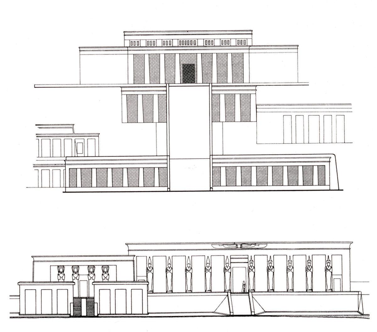 Model of the Temple of Hatshepsut at Deir el-Bahri - The Metropolitan ...