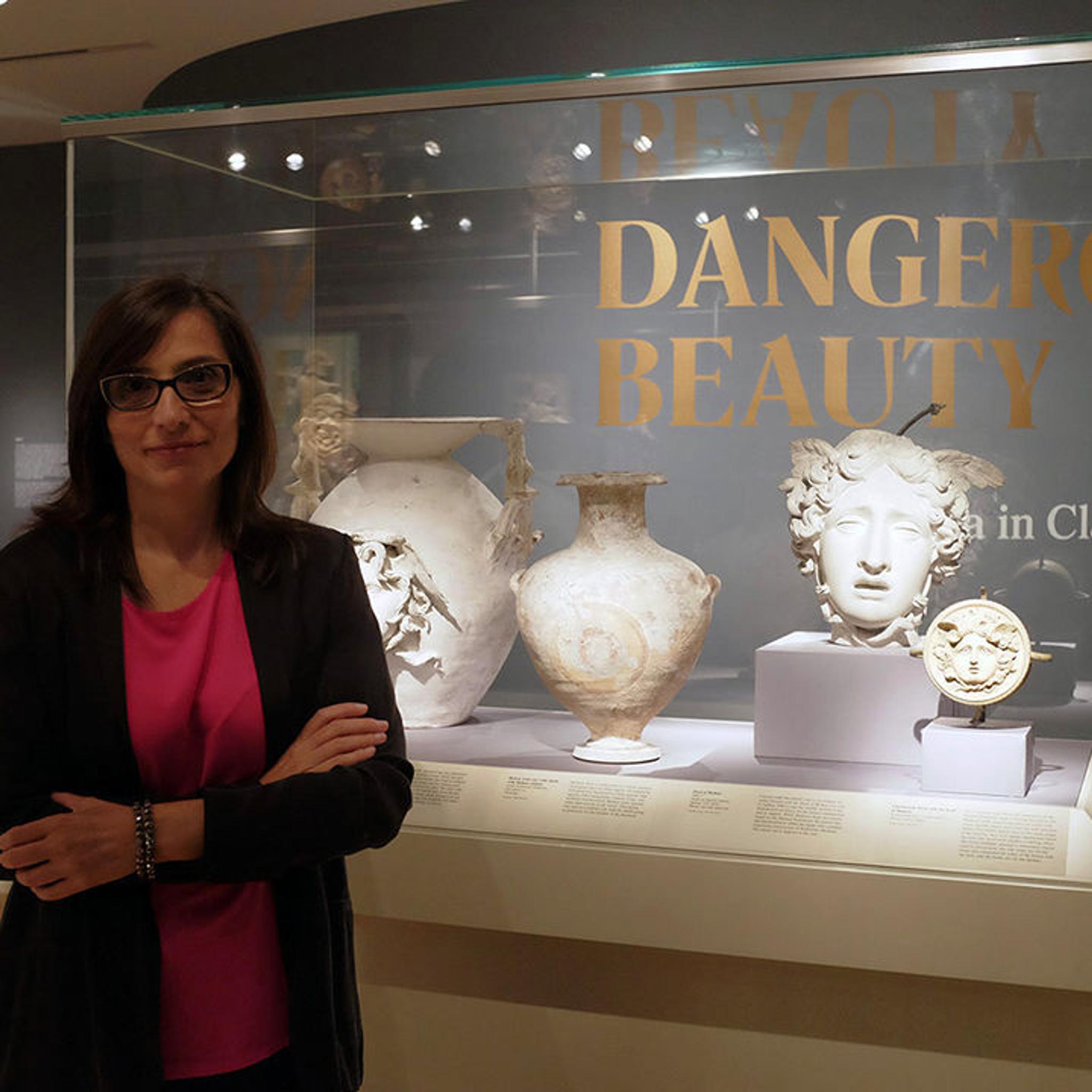 Copy of work attributed to Polykleitos - Fragments of a marble statue ...