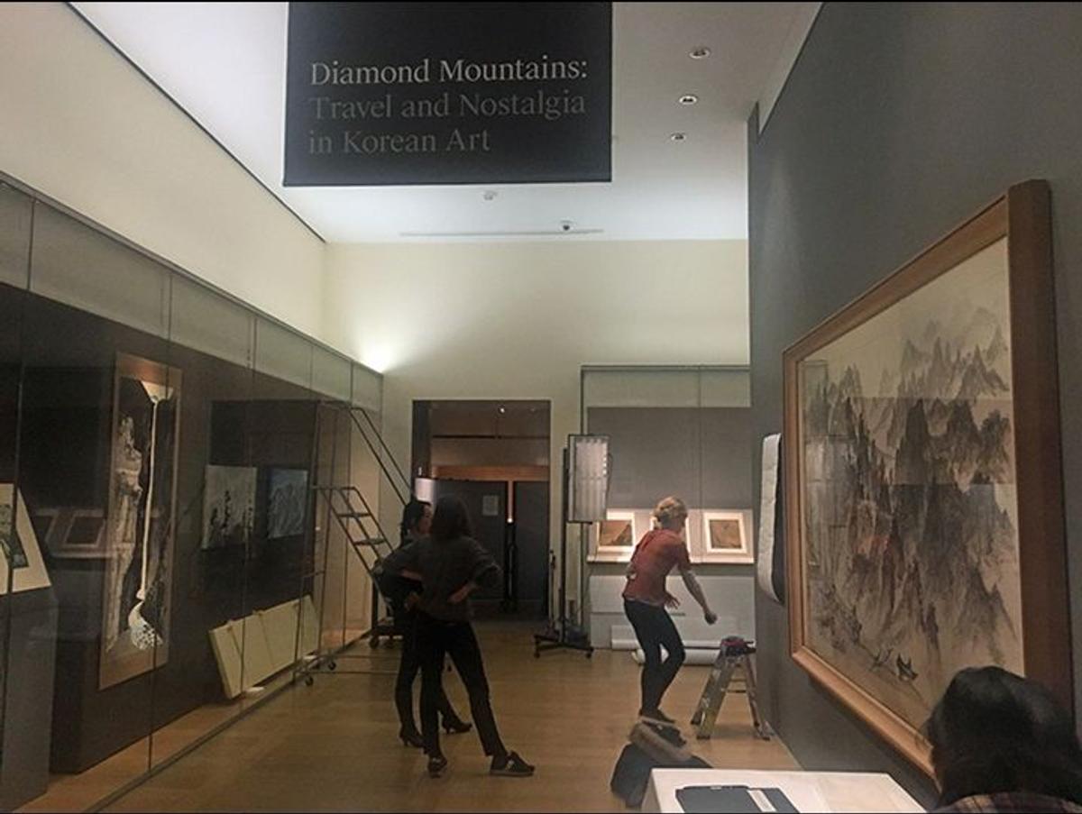 An Intern's View of Diamond Mountains: The Installation - The ...