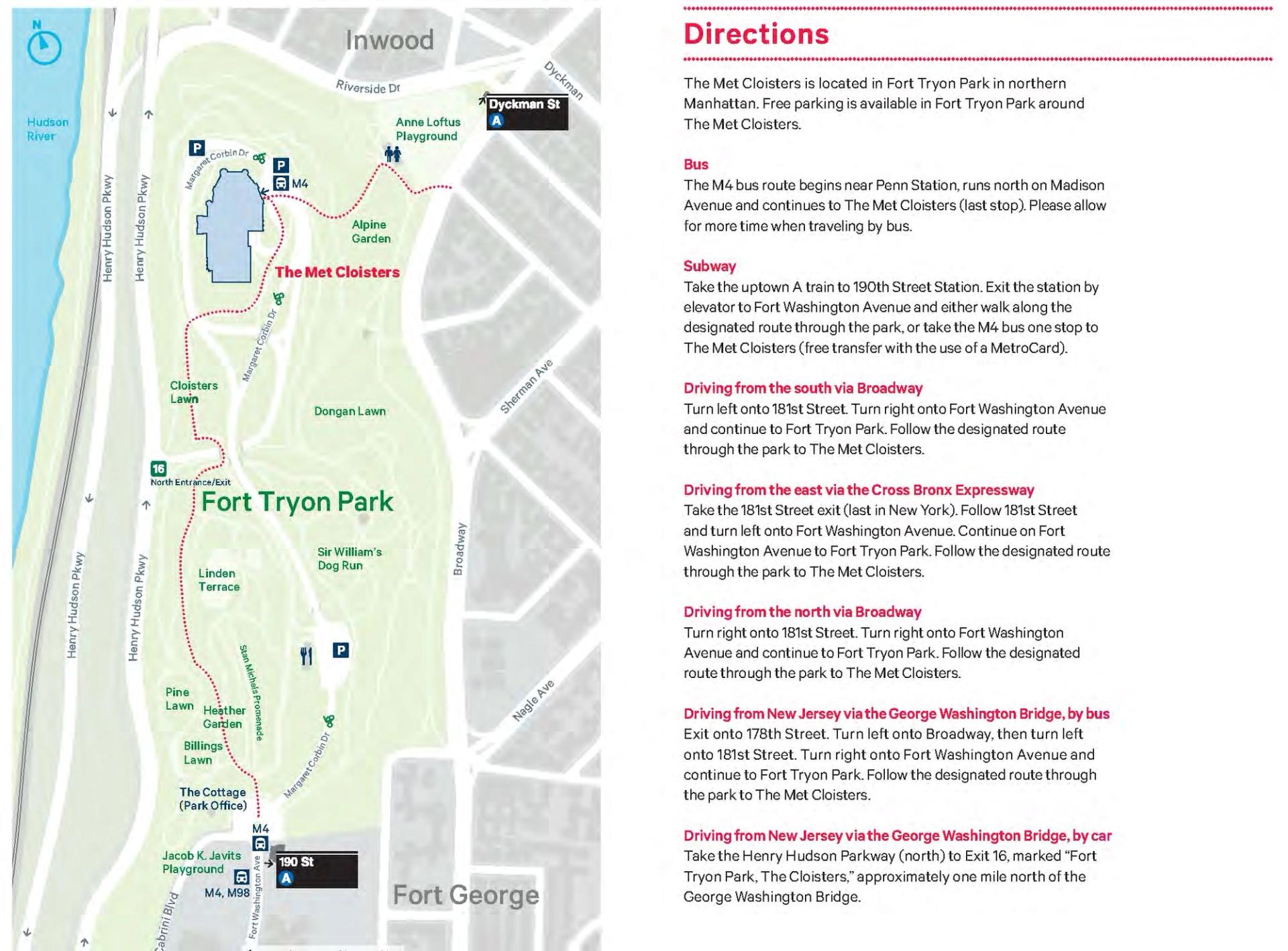 Directions and Parking - The Metropolitan Museum of Art