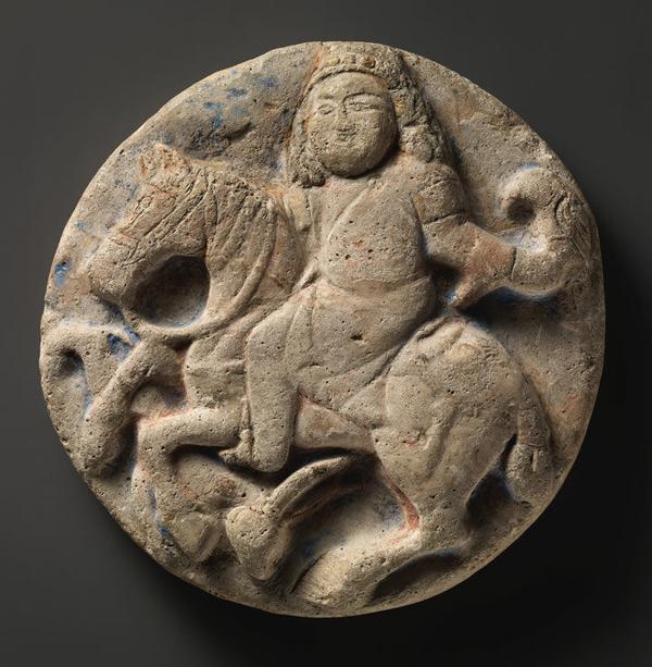 Roundel with a Mounted Falconer and Hare: A Scientific Examination ...