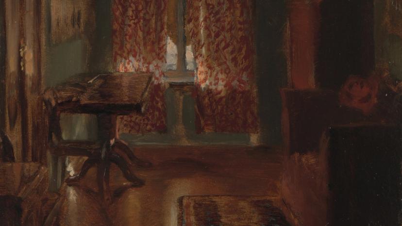 Adolph Menzel - The Artist's Sitting Room in Ritterstrasse - The ...