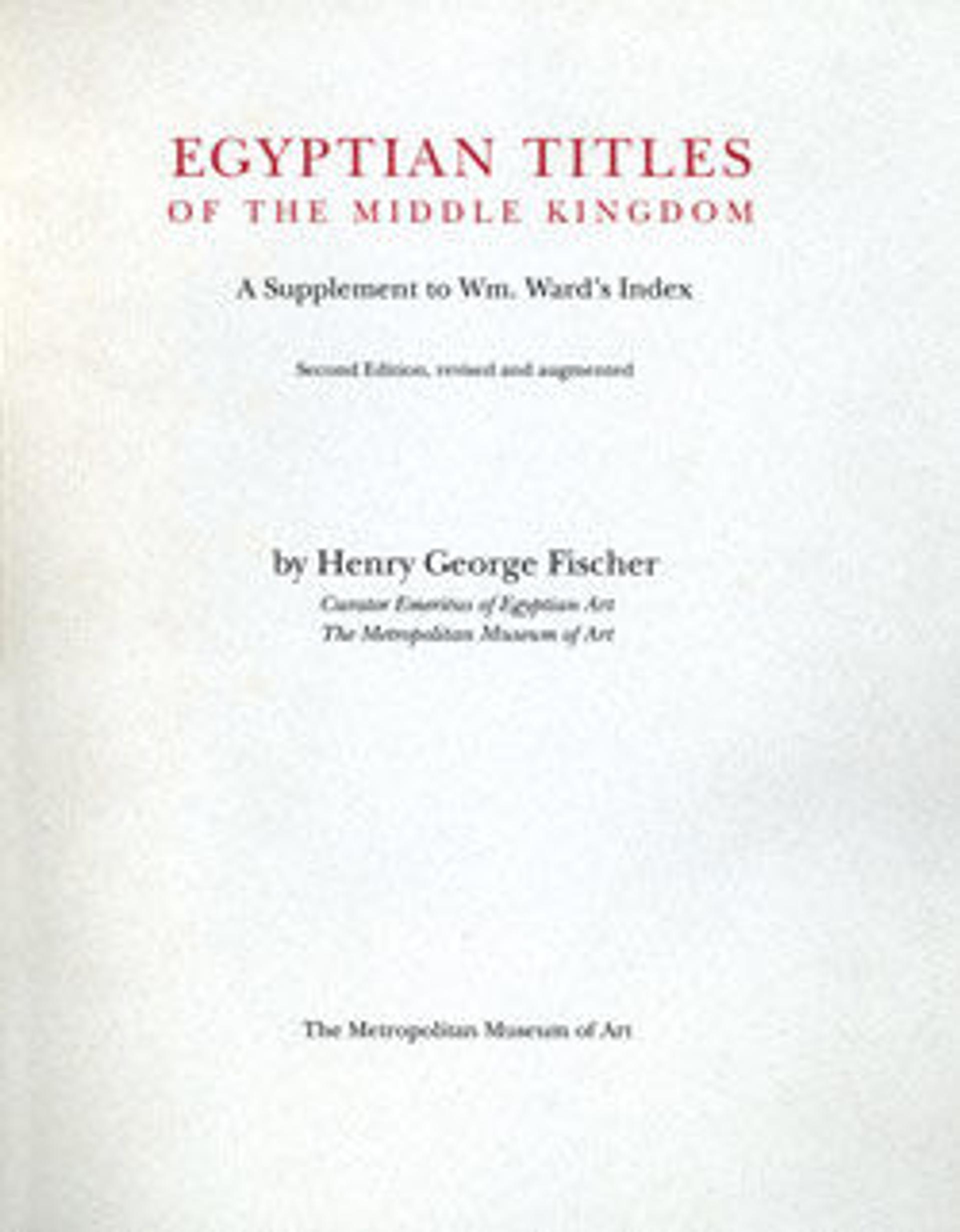 The Scepter of Egypt: A Background for the Study of the Egyptian ...