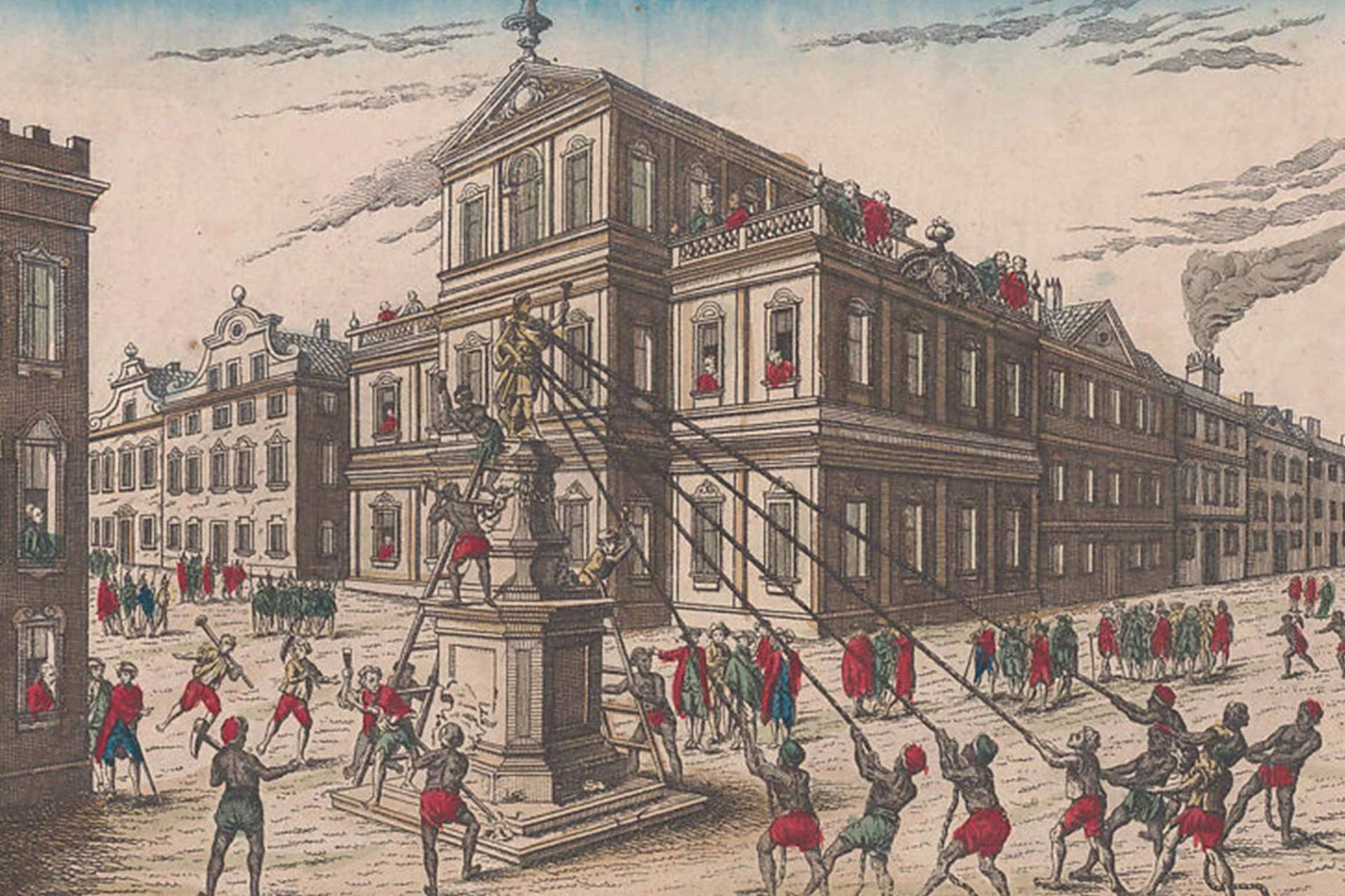 Engraved, printed and sold by Paul Revere Jr. - The Boston Massacre, or ...