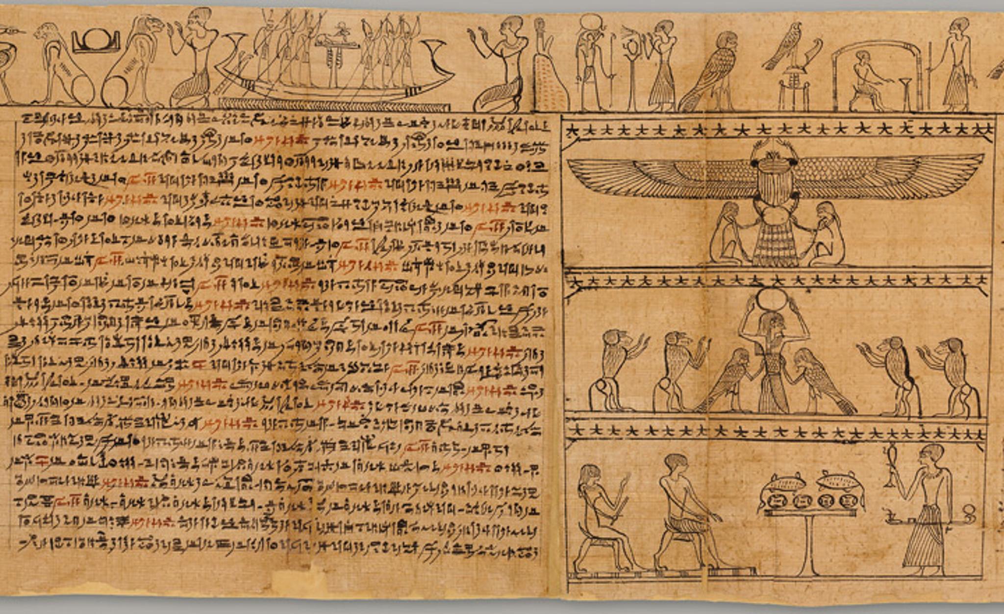 Scrolling through Imhotep's Book of the Dead - The Metropolitan Museum ...