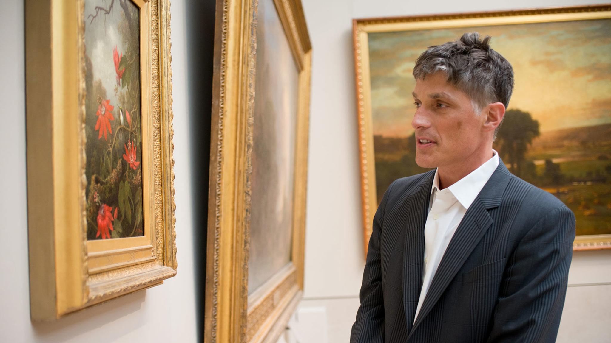 Martin Johnson Heade - Hummingbird and Passionflowers - American - The ...