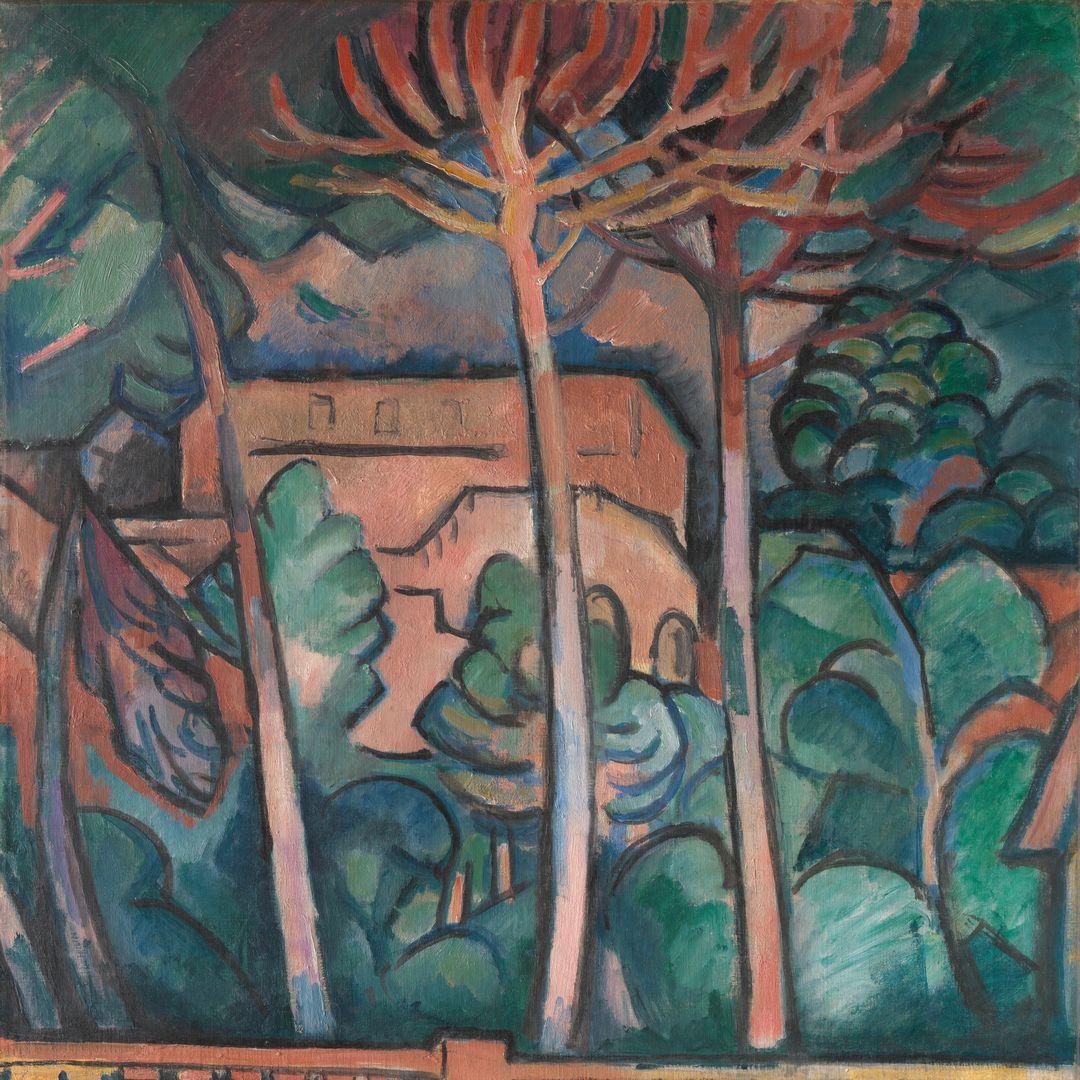 Georges Braque's The Terrace at the Hôtel Mistral, 1907 - The ...