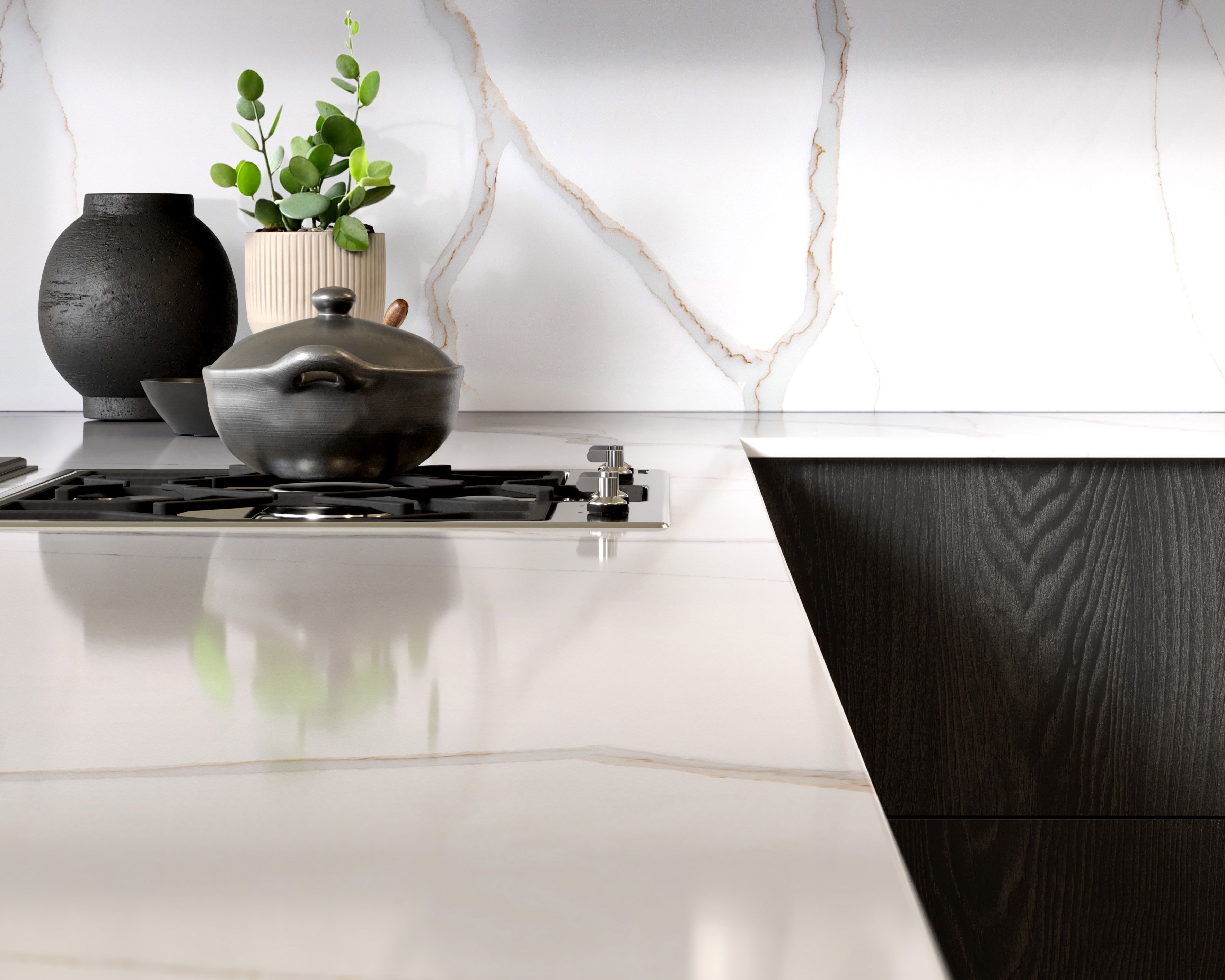 Calcatta Countertop CGI