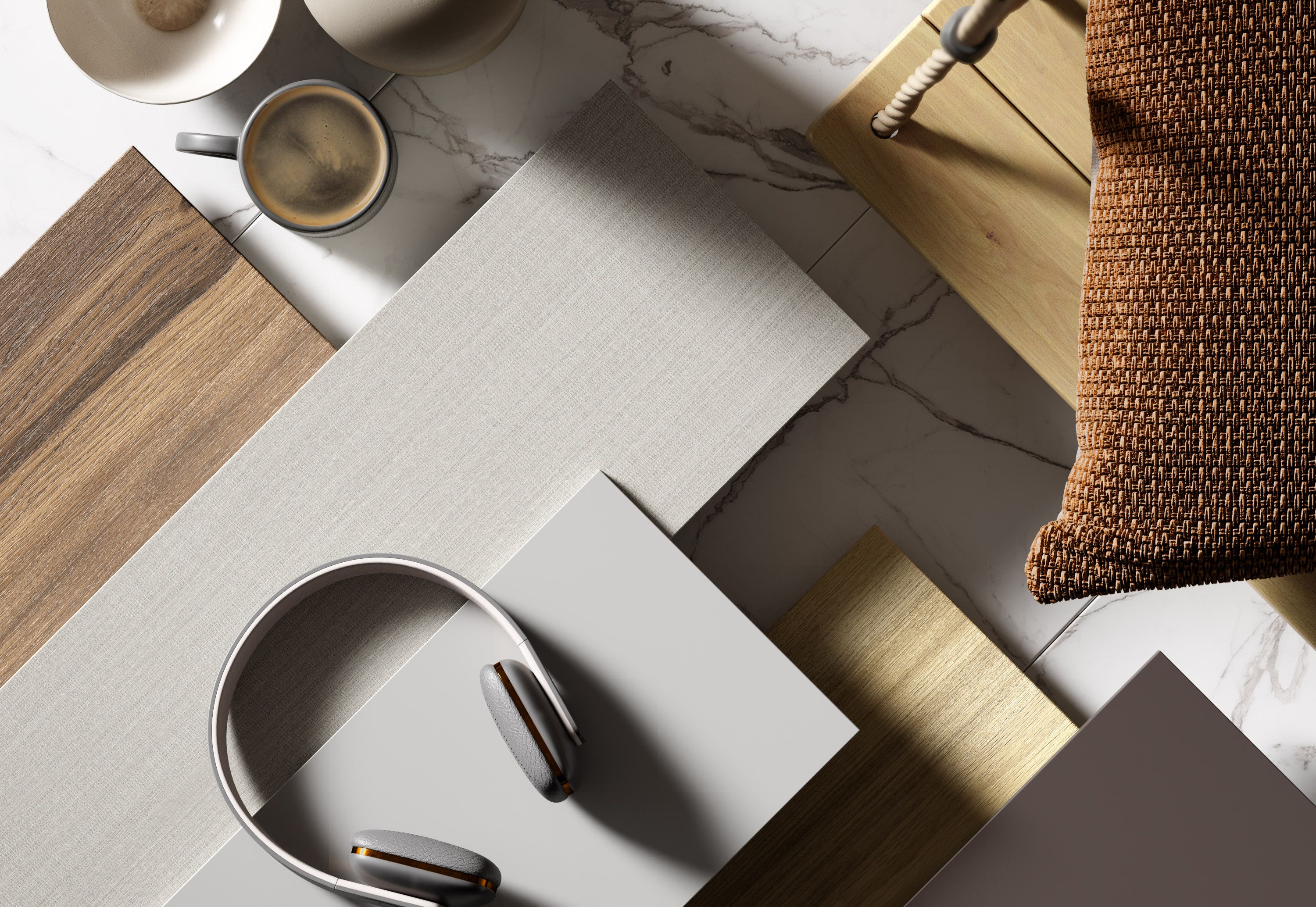 Opus High Gloss Graphite Kitchen CGI