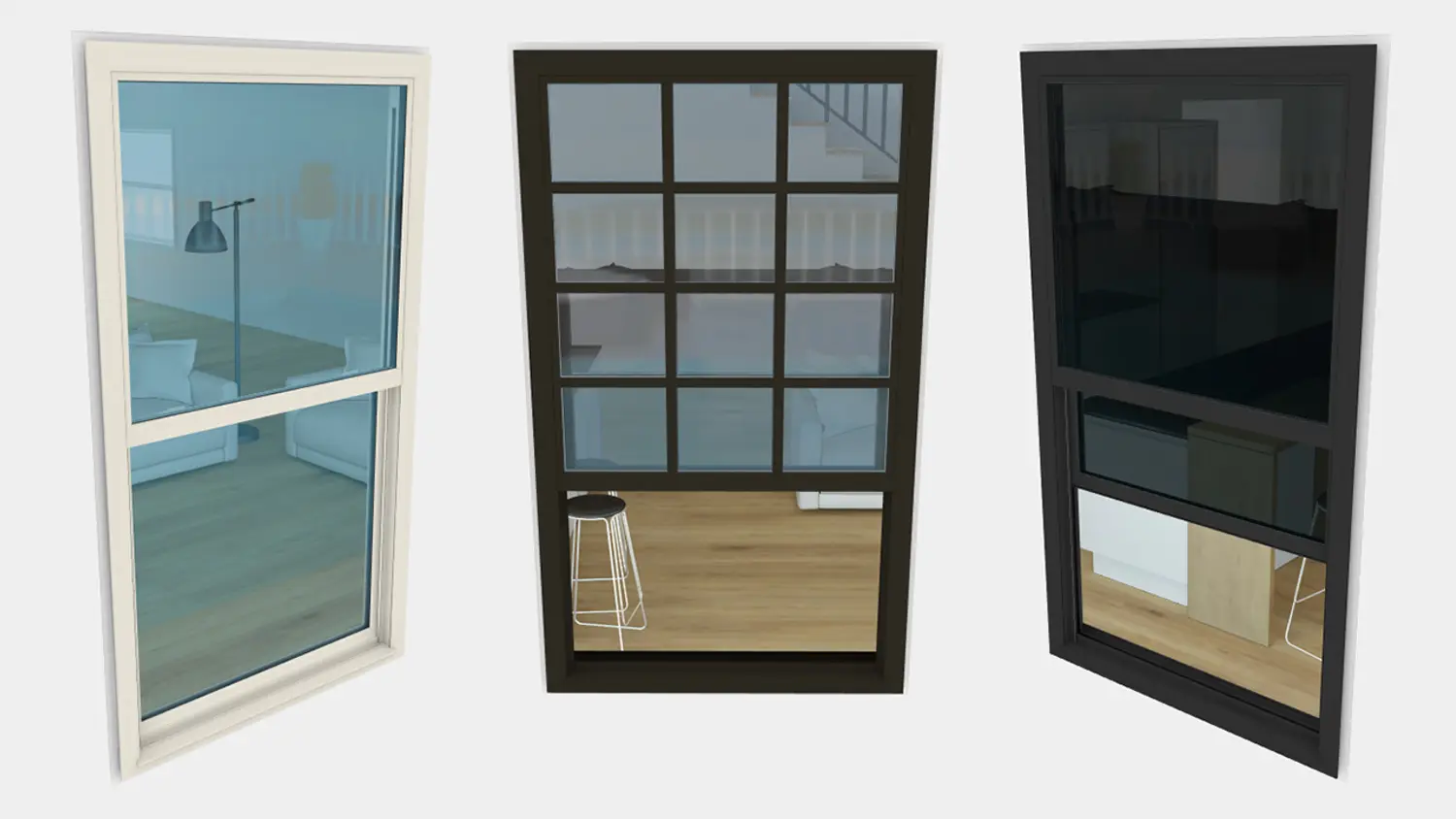 CG Room sets and Visualisers for the PGT Windows and Doors team.