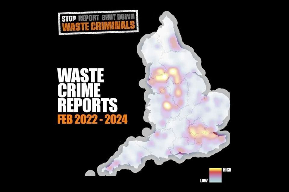 EA publishes heatmap of waste crime hotspots | Resource Media