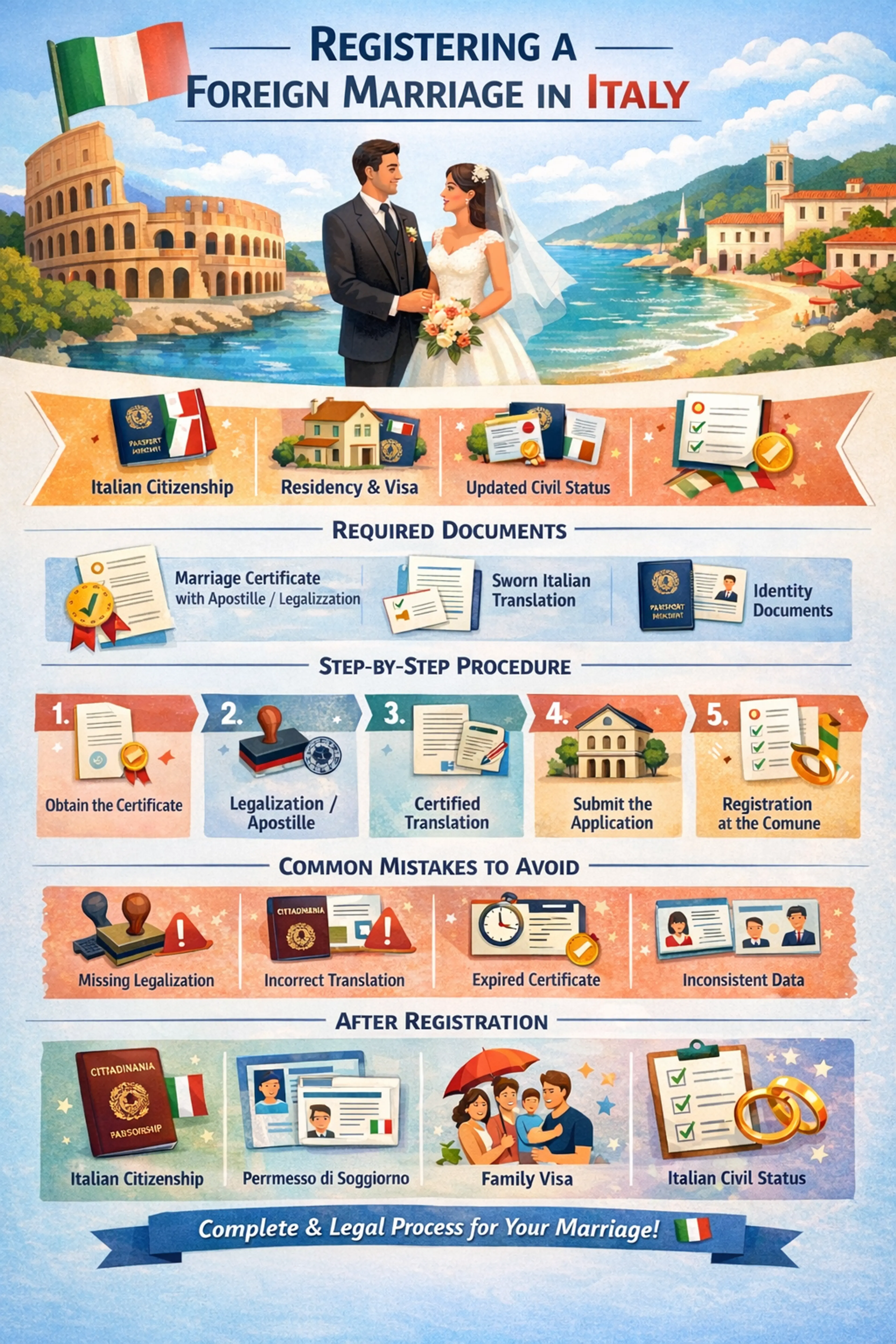 Register Marriage in Italy: Full Guide to Registering a Foreign ...