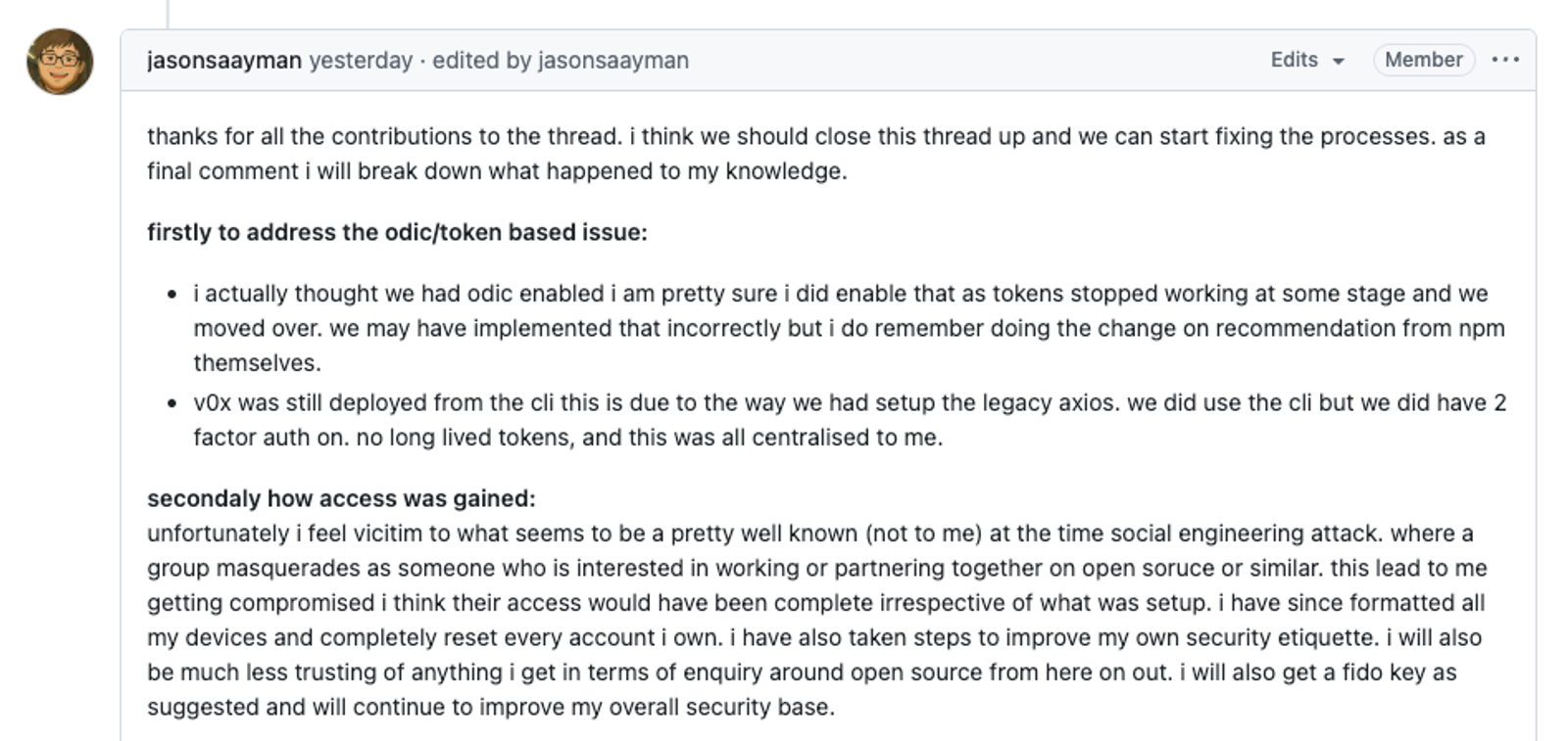 Axios npm compromise traced to targeted social engineering attack