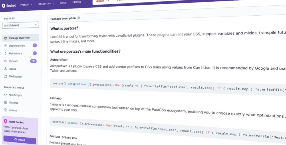 Introducing Socket AI Package Summaries - Socket