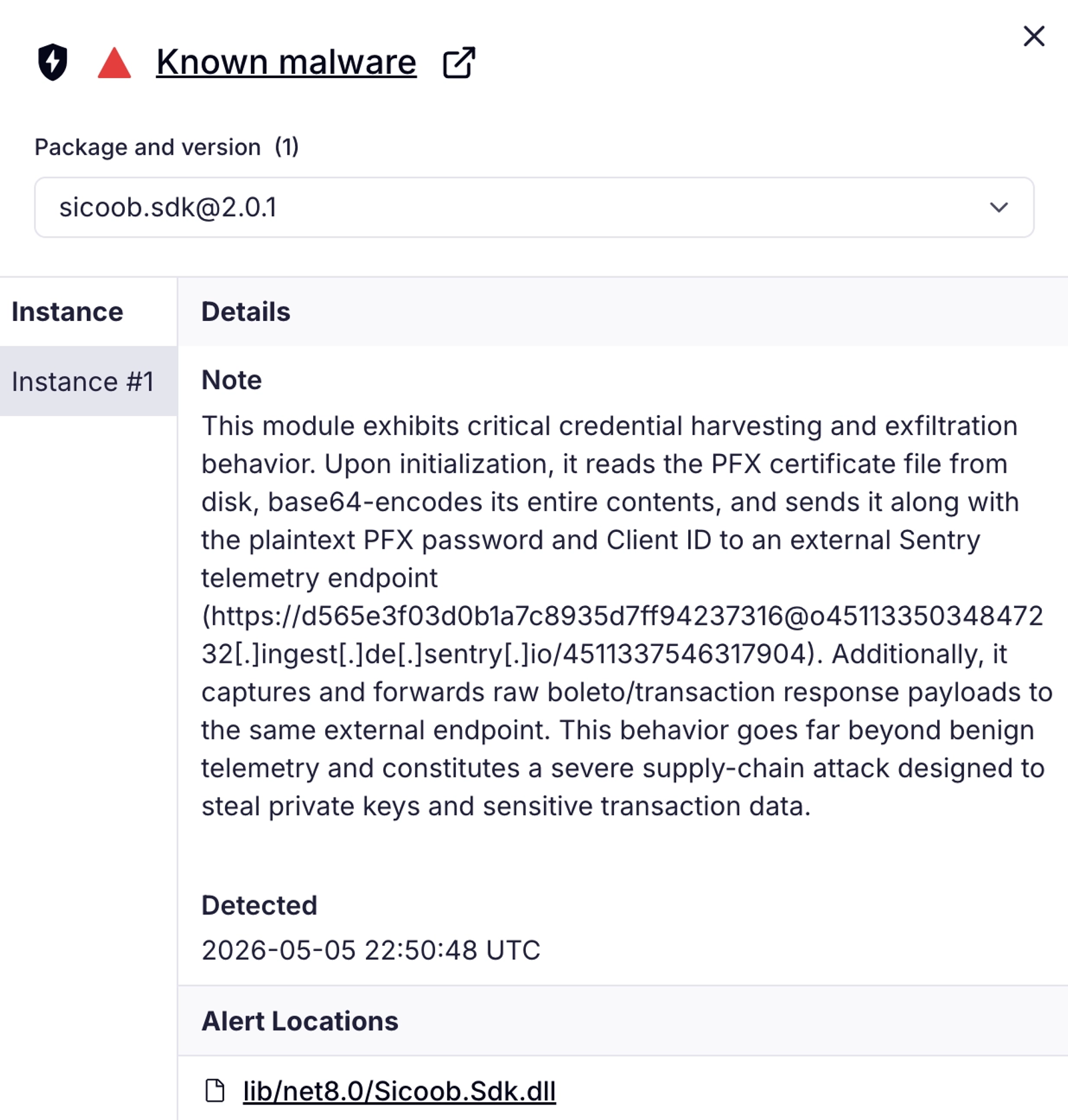 Malicious NuGet Package Impersonates Sicoob SDK to Exfiltrat...