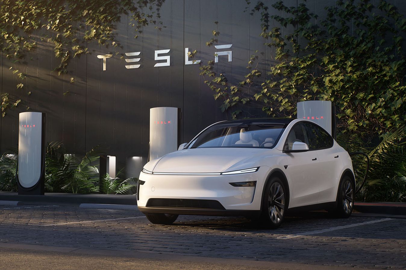 Se dansk pris for 2025 udgaven af Tesla Model Y | FDM