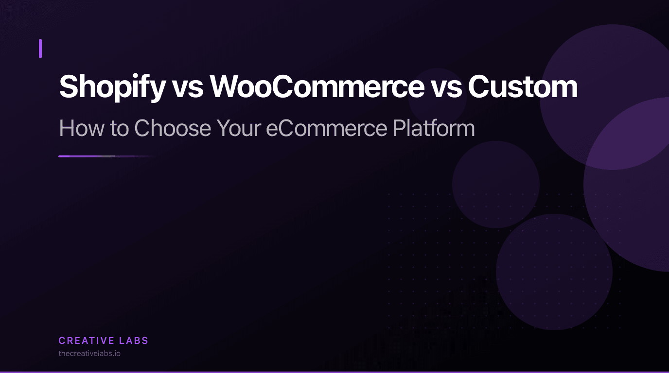Shopify vs WooCommerce vs Custom Development: Complete 2026 Comparison ...