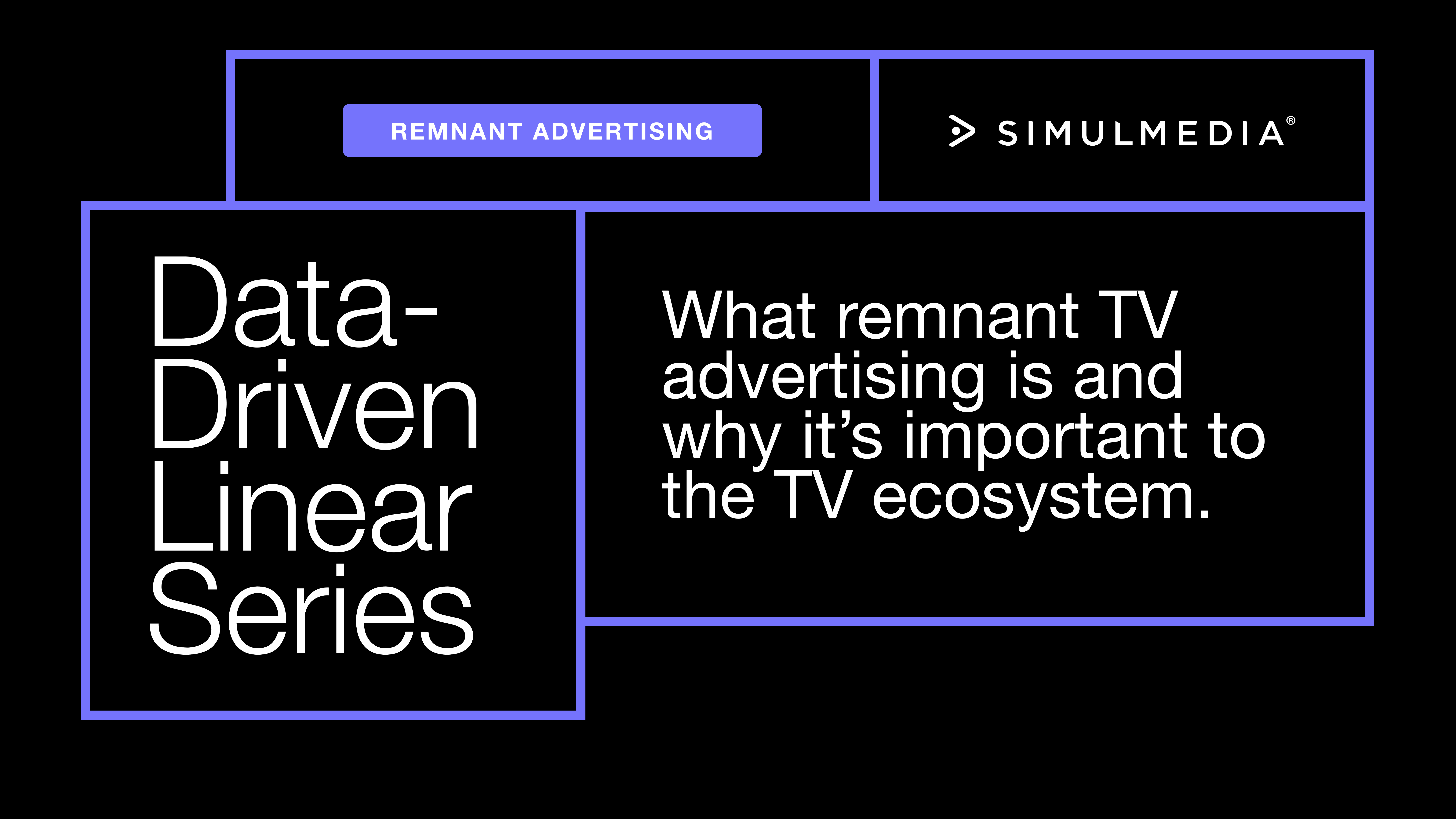 What remnant TV advertising is and why it’s important to the TV ...