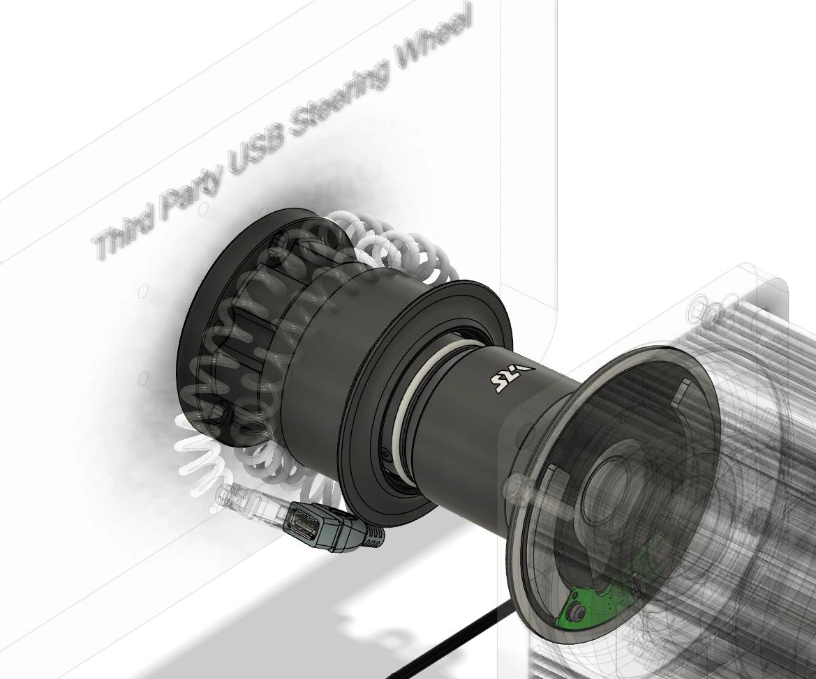 Third-party USB steering wheel