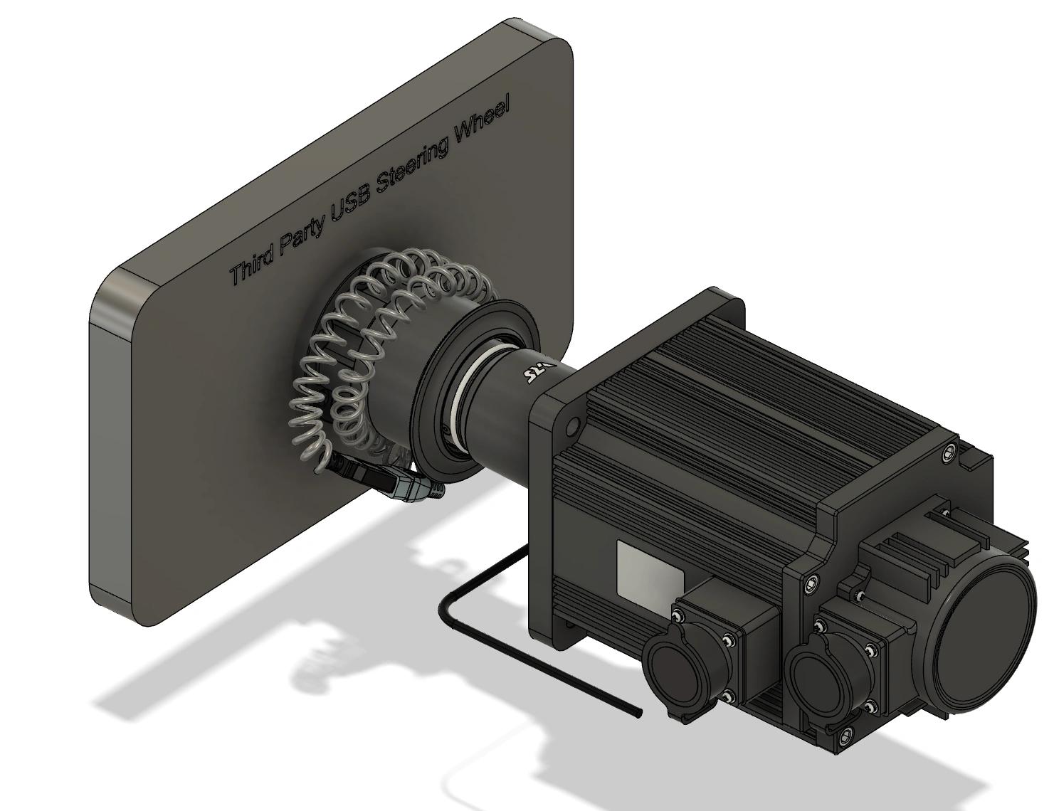 (u)DFP20 with third-party USB steering wheel