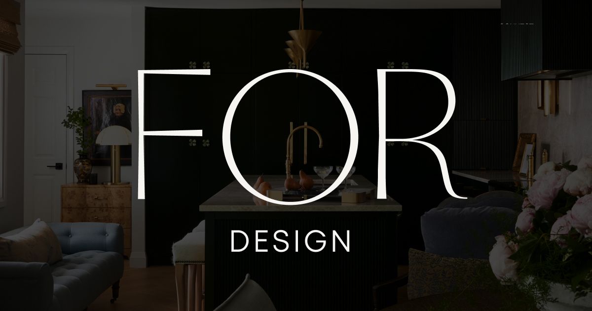 FOR Design Studio | Curating Spaces of Extraordinary Depth and Elegance