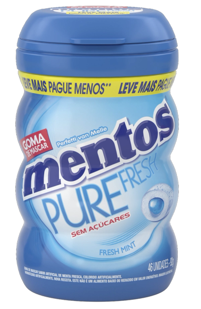 Mentos Pure Fresh Mint Big Bottle | Mentos Brazil