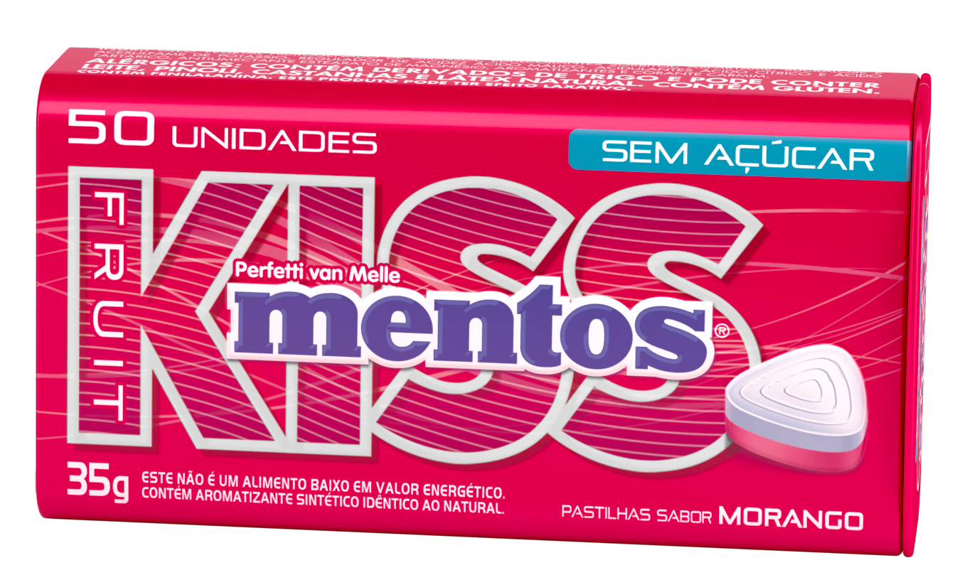 Mentos Kiss Menta Forte | Mentos Brazil