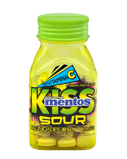 Mentos Kiss Sour Limão | Mentos Brazil