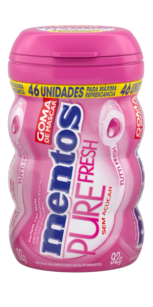 Mentos Pure Fresh Tutti-frutti Big Bottle | Mentos Brazil